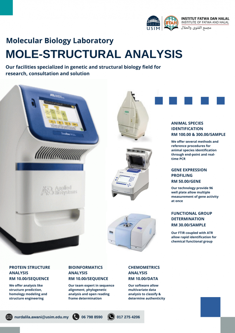MOLECULAR BIOLOGY LABORATORY – iFFAH USIM