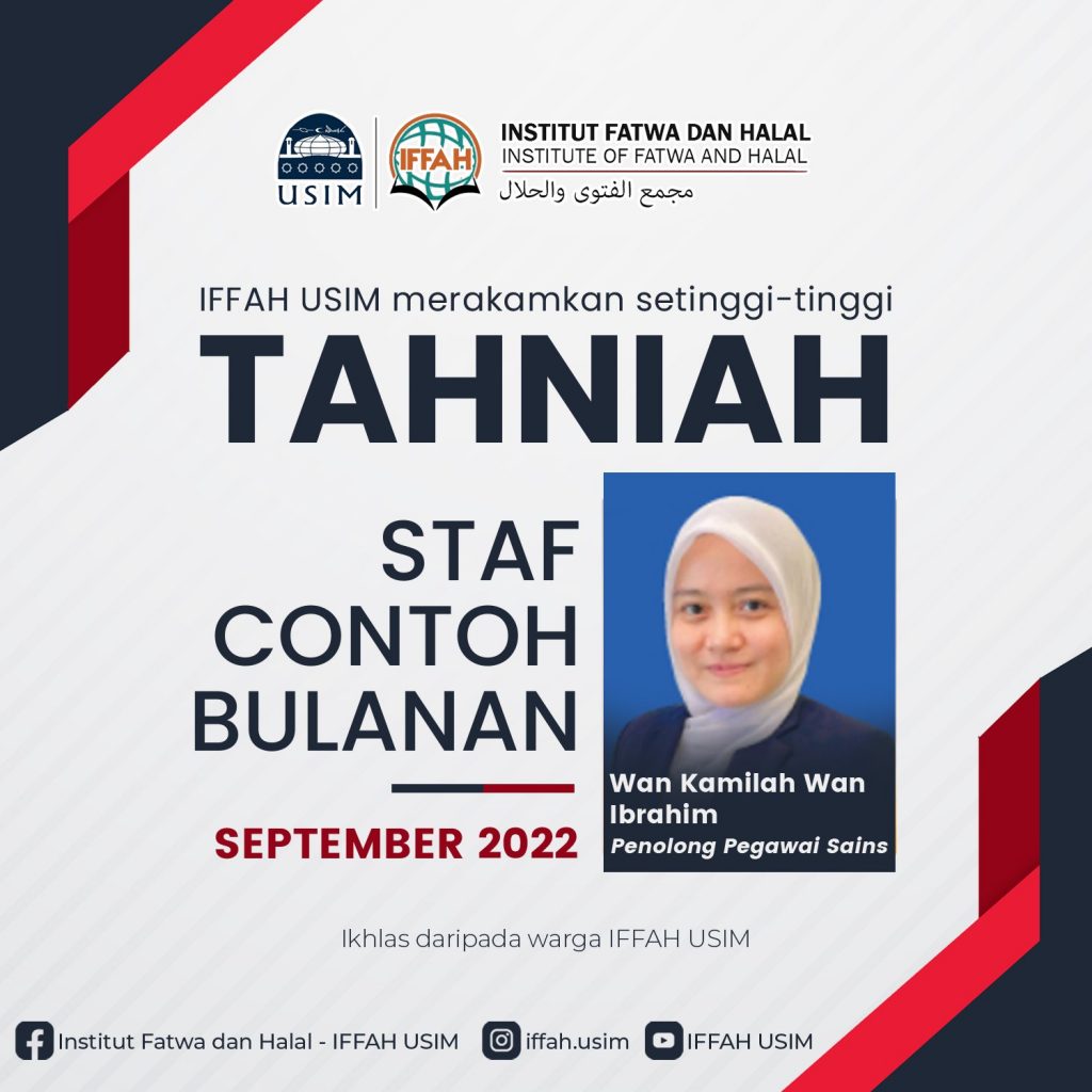 STAFF OF THE MONTH – iFFAH USIM